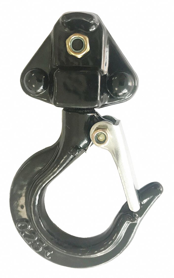 DAYTON, Lever Chain Hoists, 500 lb Compatible Load Capacity, Bottom ...