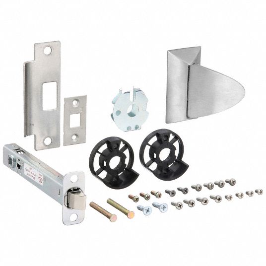 CORBIN, 48 in Max Door Wd, Stainless Steel, Mechanical Exit Device Trim ...