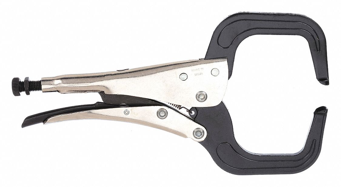 PROTO, Fixed, 3 3/4 in Max Jaw Opening, Locking C-Clamp - 19C281|J266NC ...