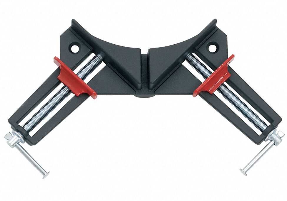 BESSEY Angle Clamp, 90 Deg Corner, Zinc, 3 In Cap - 19C748|WS-1 - Grainger