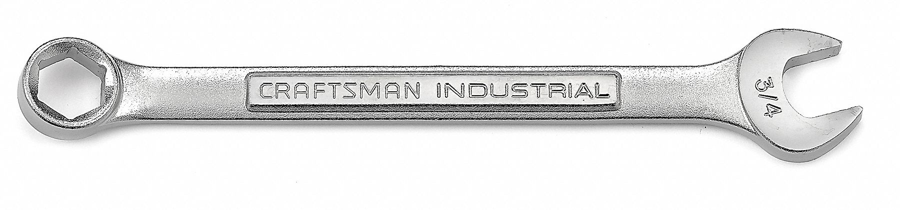 Combination Wrench, Alloy Steel, Satin, 9 5/16 in Overall Length - Grainger