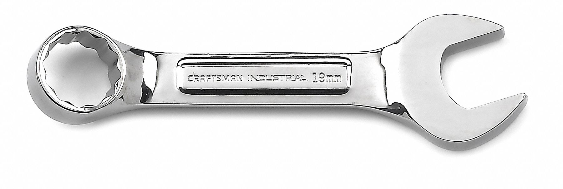 Combination Wrench, Alloy Steel, Full Polish, 5 13/32 in Overall Length ...