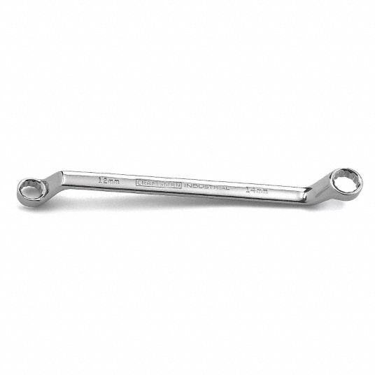 Box End Wrench, Alloy Steel, Full Polish, Overall Length 8 5/8 in ...
