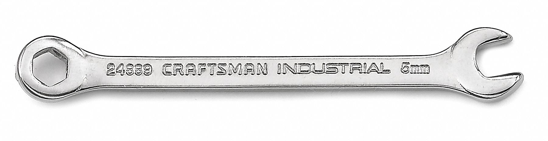 Combination Wrench, Alloy Steel, Full Polish, 3 in Overall Length ...