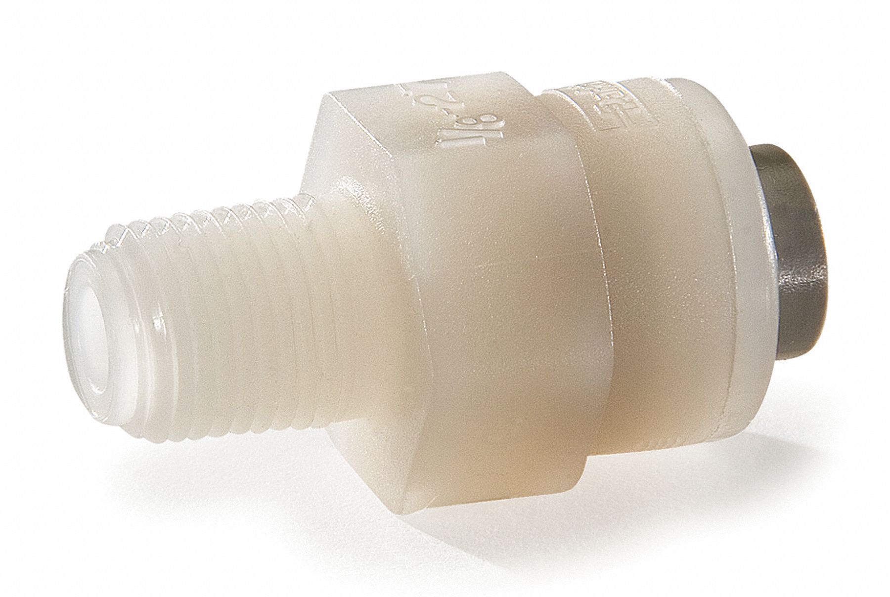 PARKER Male Connector, Tube Fitting Material Kynar(R), Fitting ...