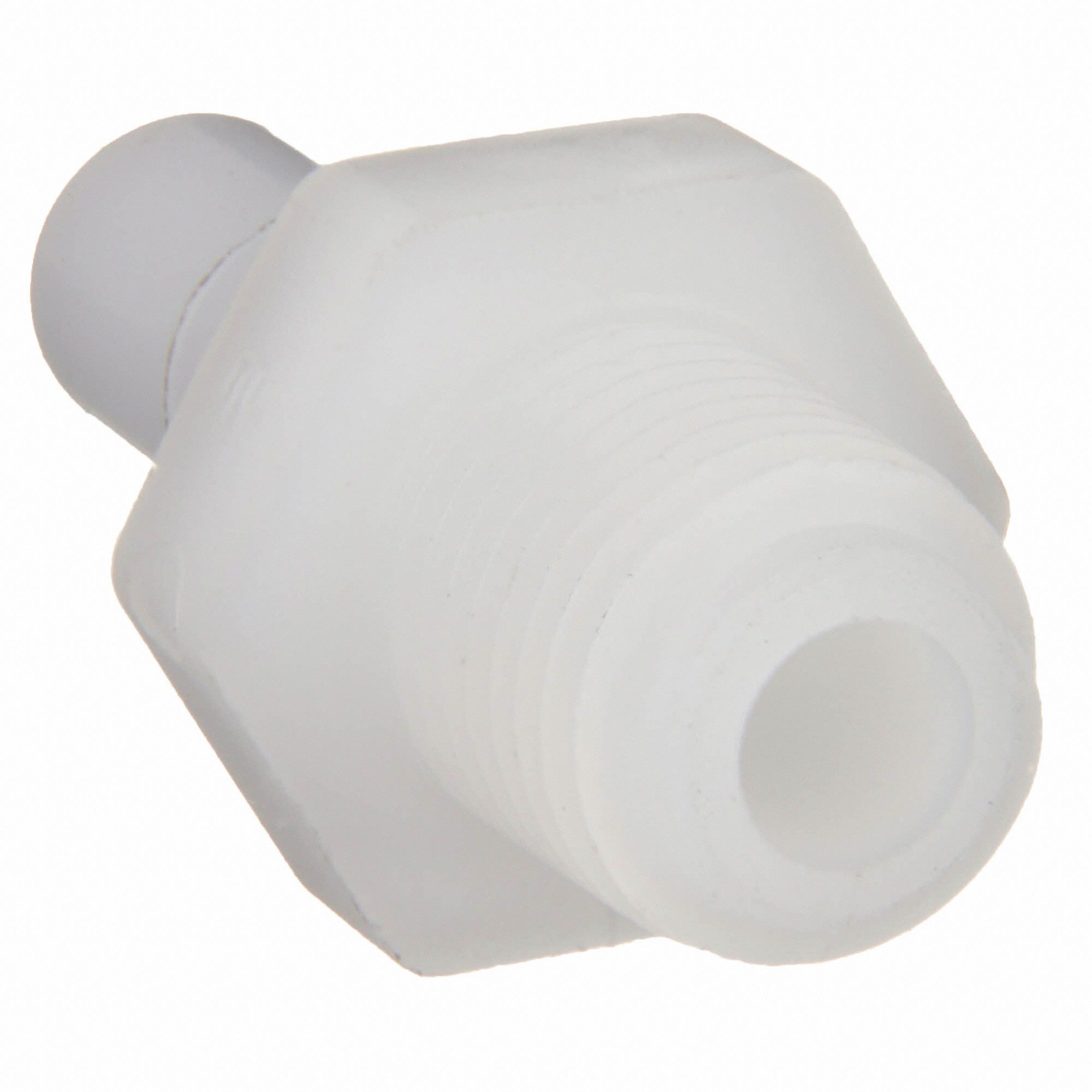 PARKER Tube Stem Adapter, Tube Fitting Material Kynar(R), Fitting ...