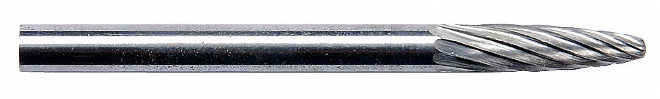 Ball-Nosed Tree, SF-1, Carbide Bur - 19D718|19D718 - Grainger