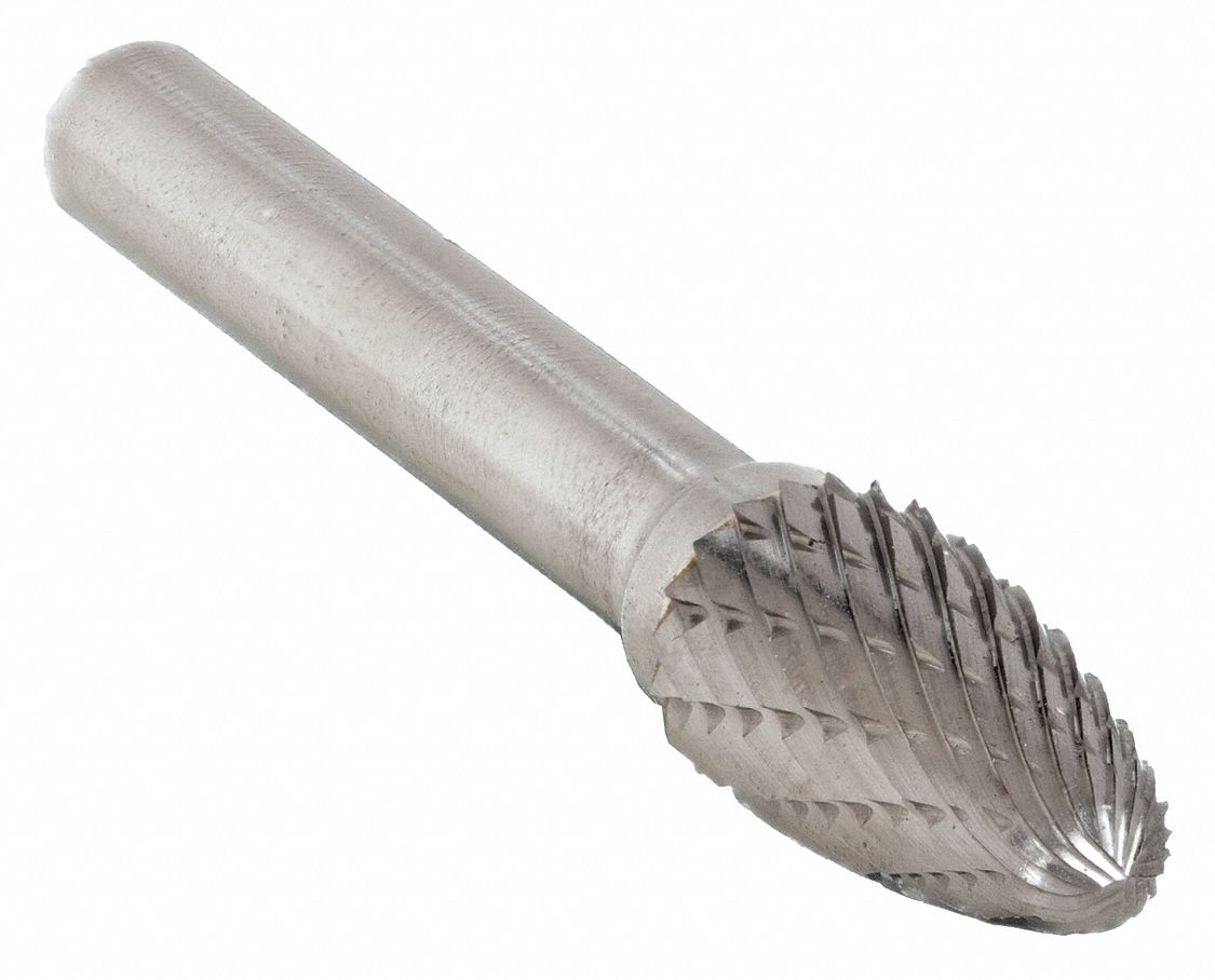 Ball-Nosed Tree, SF-3, Carbide Bur - 19D871|19D871 - Grainger