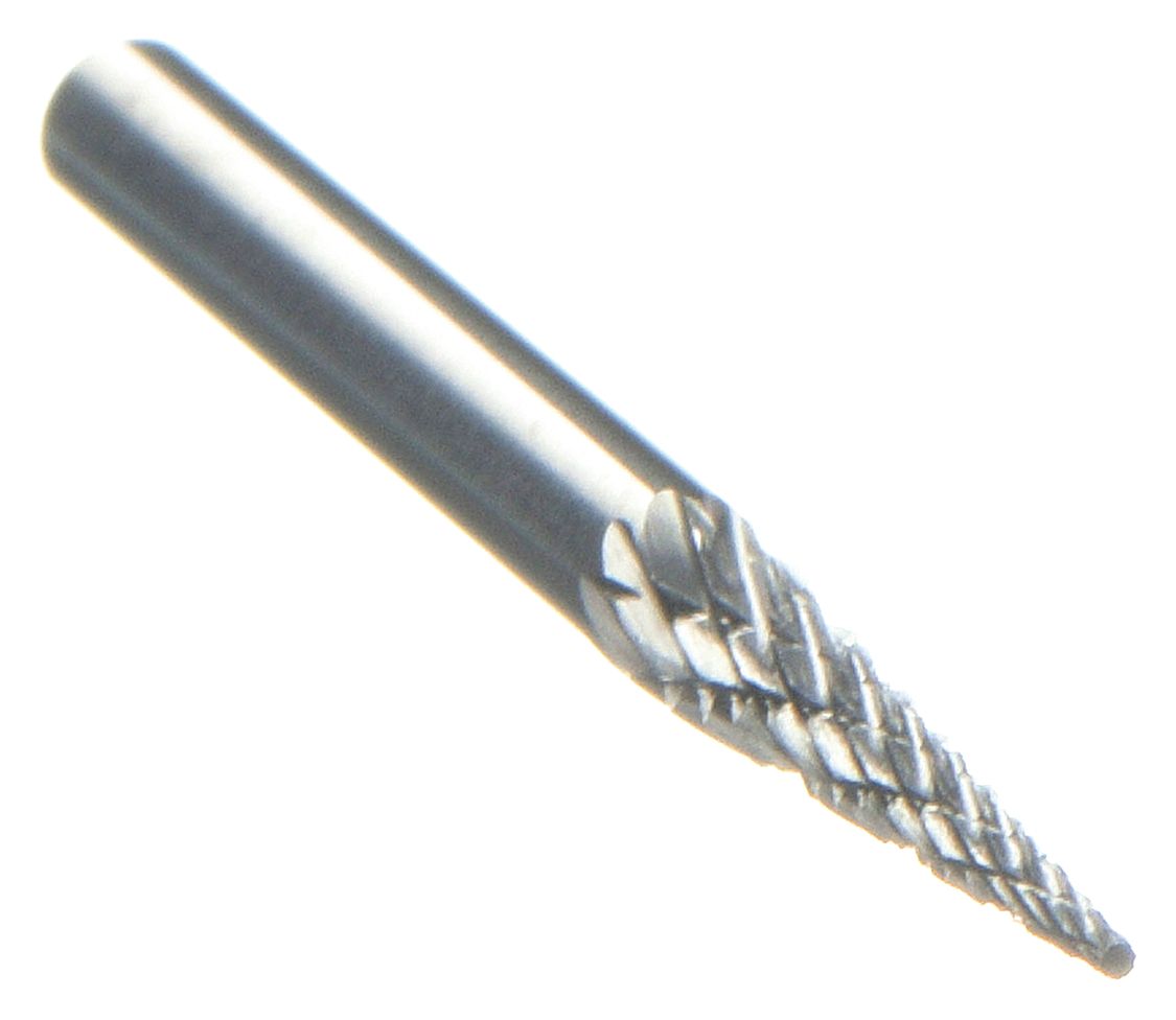Carbide Bur, Length of Cut 5/8 in, Overall Length 1 1/2 in, Trade ...