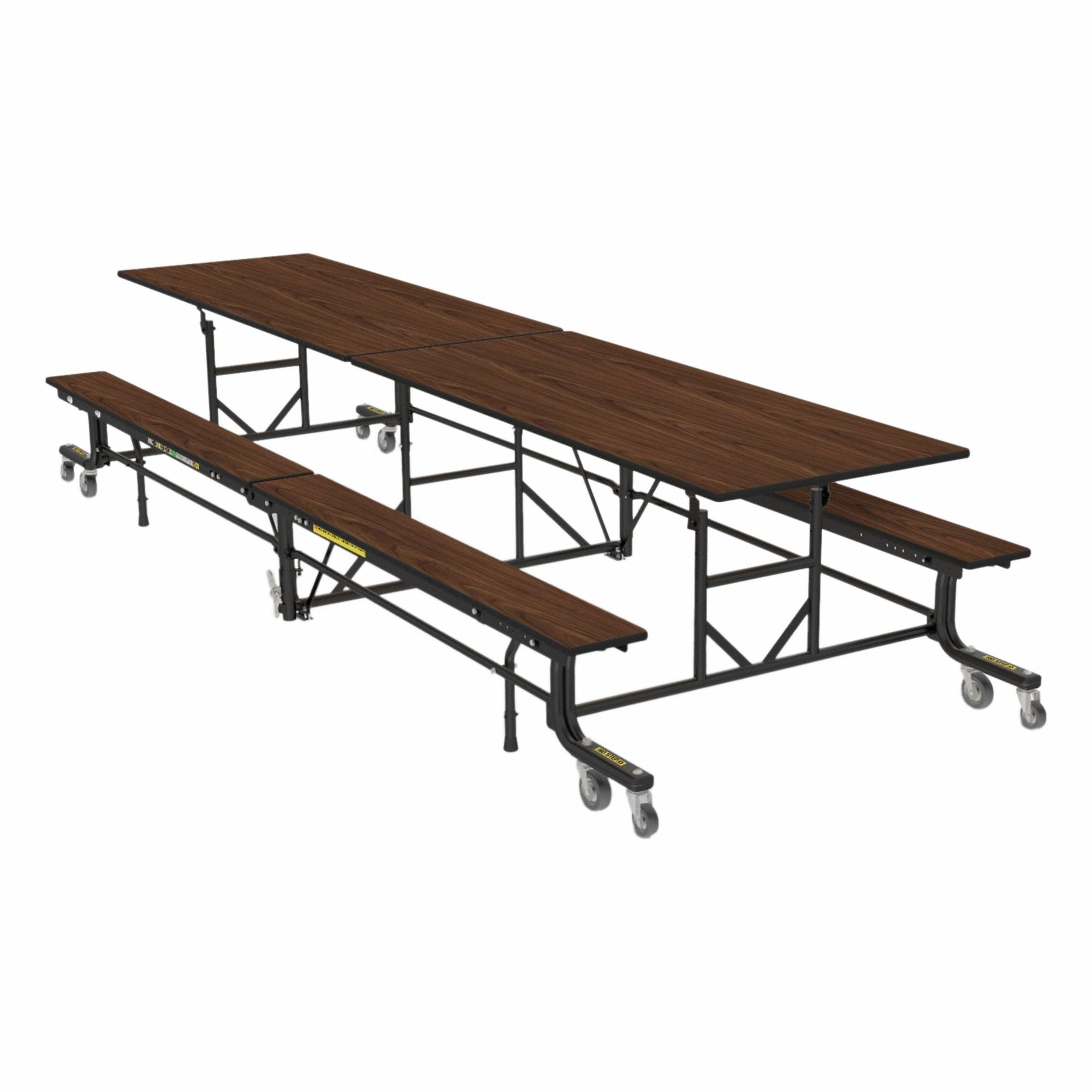 PALMER HAMILTON, Montana Walnut, Bench Seat, Cafeteria Bench Table ...