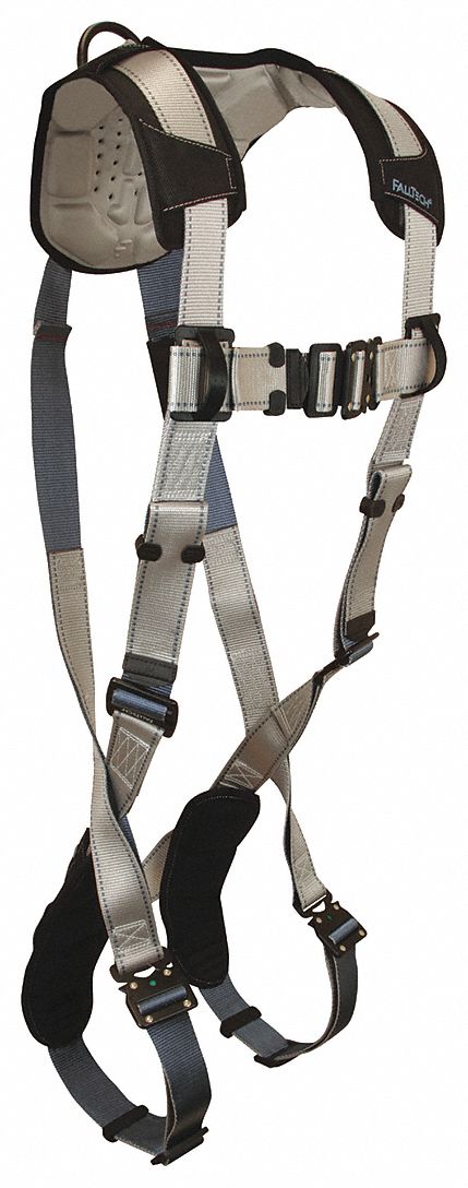 Full Body Harness, 425 lb, Silver - L - Grainger