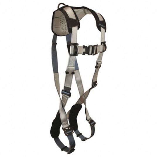 Full Body Harness, 425 lb, Silver - S - Grainger