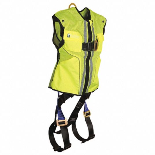 FALLTECH, Vest Harness, Mating / Mating, Full Body Harness - 19F347 ...