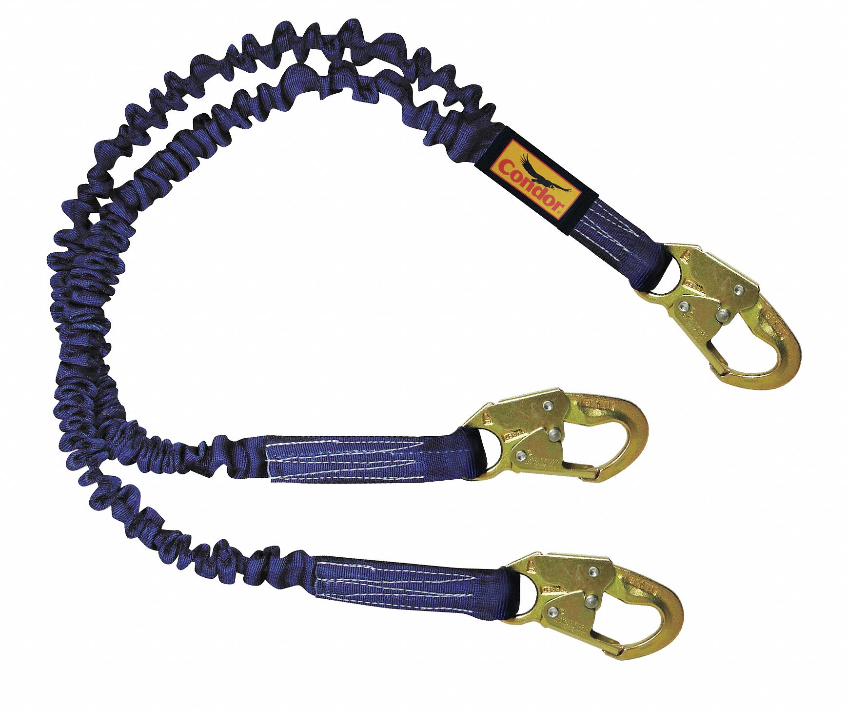 CONDOR, Tubular Webbing, Steel Snap Hook, Shock-Absorbing Lanyard ...