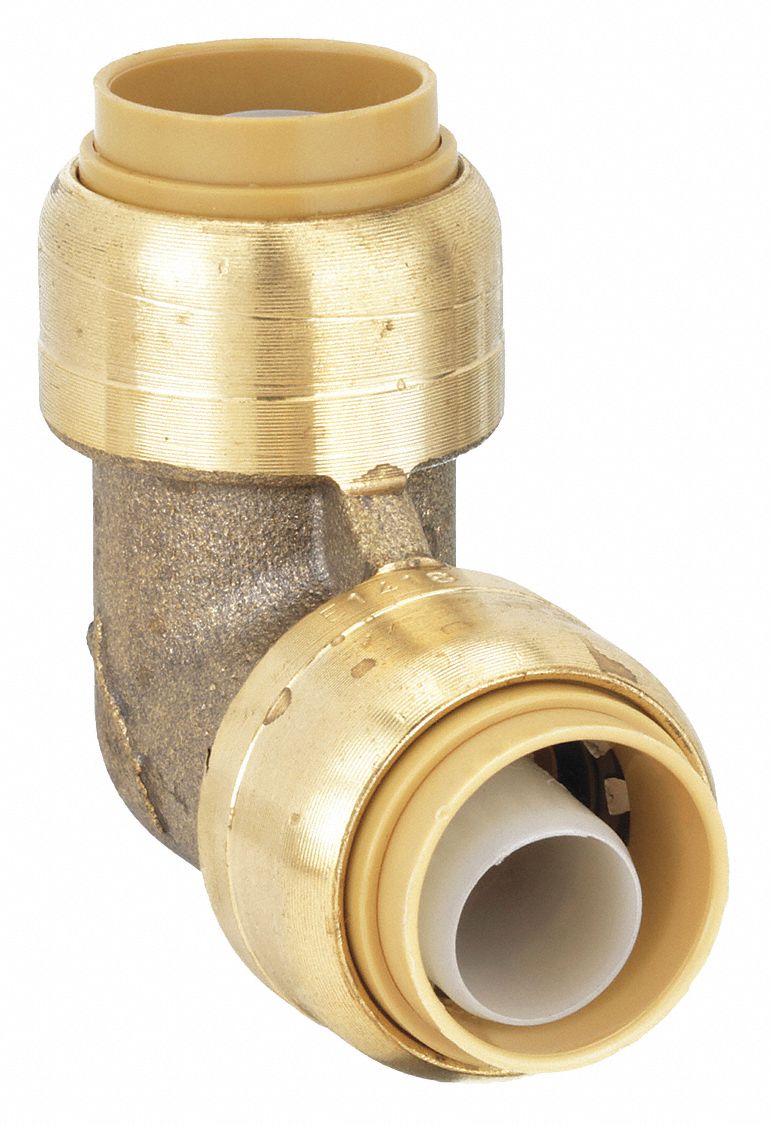 SHARKBITE, 1 in OD x 1 in OD Size, Push-to-Connect x Push-to-Connect ...