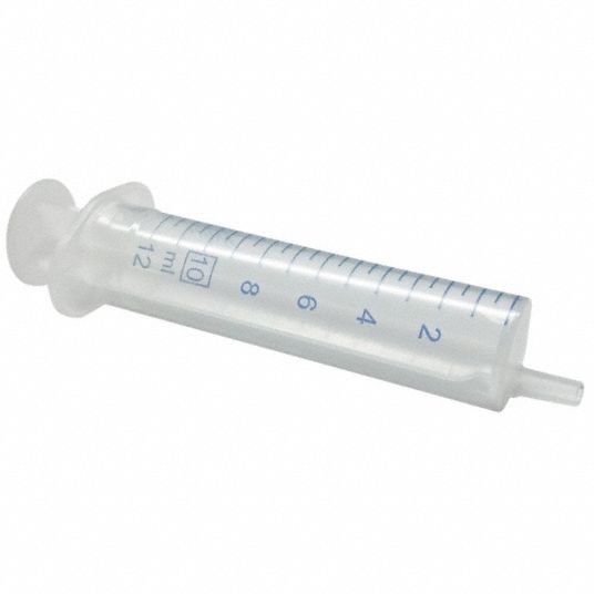 NORM-JECT All-Plastic Syringe: 10 mL Capacity, Polypropylene, 100 PK ...