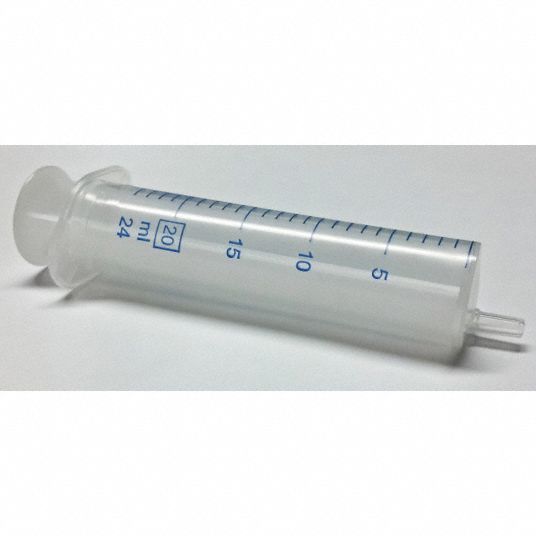 NORM-JECT All-Plastic Syringe: 20 mL Capacity, Polypropylene, 100 PK ...