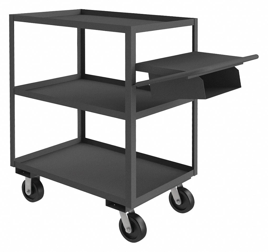 3,600 lb Load Capacity, Flat, Order-Picking Utility Cart with Lipped ...