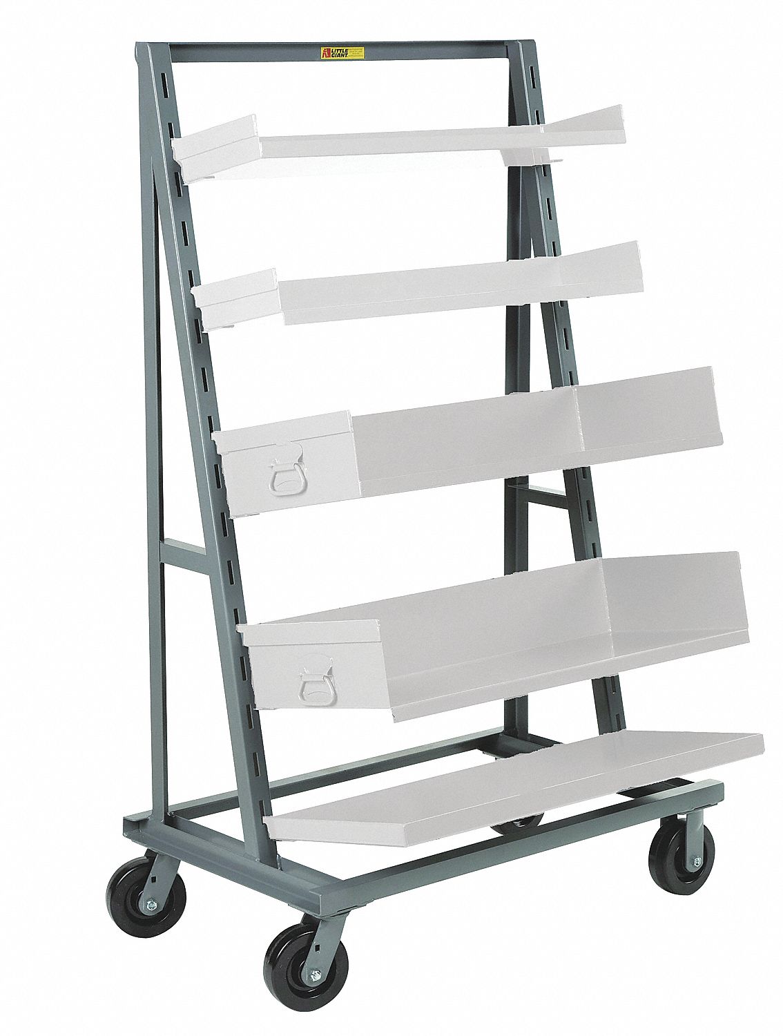 LITTLE GIANT, 2,000 lb Load Capacity, Phenolic, Customizable Large Bin ...