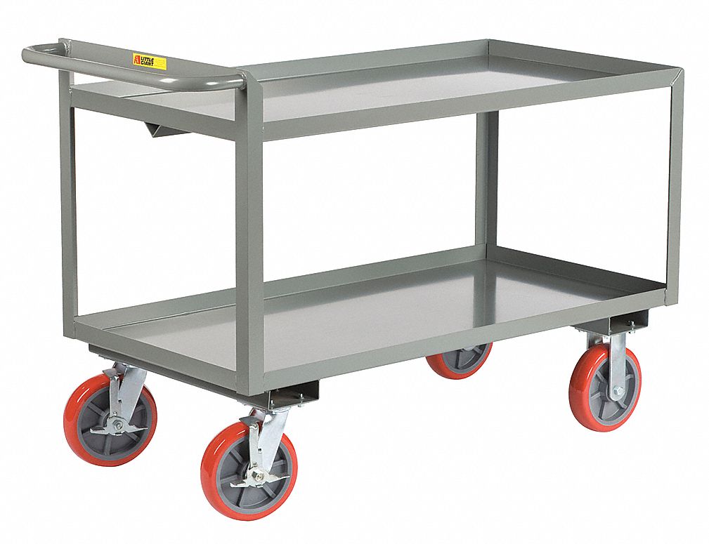 LITTLE GIANT, 3,600 lb Load Capacity, 48 in x 24 in, Utility Cart with ...