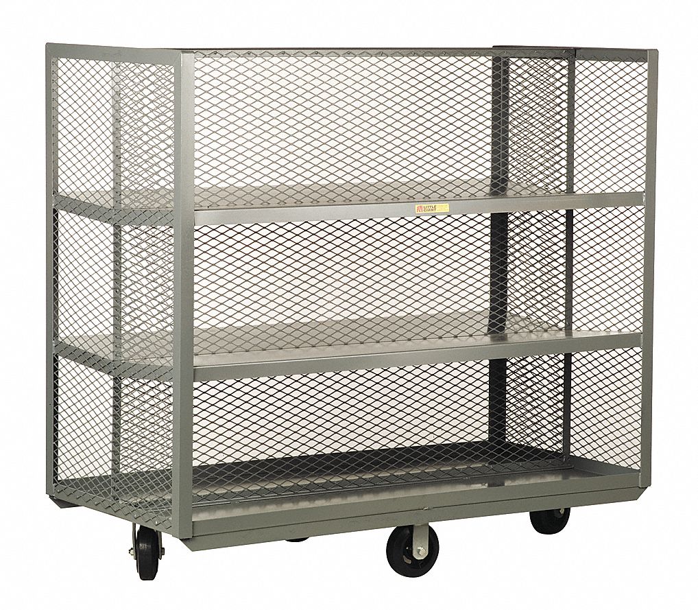 2 Sided Bulk Stock Cart, 1600 lb - Grainger