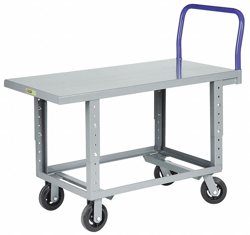 LITTLE GIANT, 2,000 lb Load Capacity, 62 in x 24 in x 48 in, Work ...