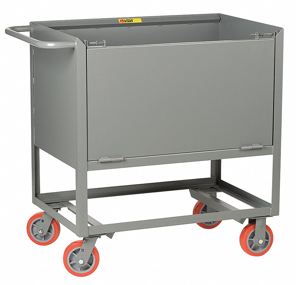 LITTLE GIANT, 1,200 lb Load Capacity, 41 in x 24 in x 40 in, Drop-Gate ...