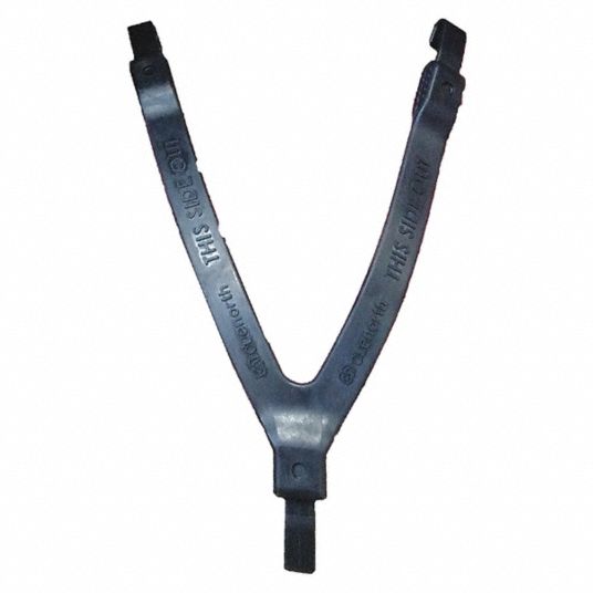 Rubber, 4 in L x 1/2 in W x 1/2 in H, Retention Strap - 19H049|V3550870 ...