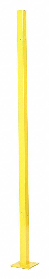 SAF-T-FENCE, 7 ft, 2 in x 6 in, Post - 19H234|SAF-P84 - Grainger