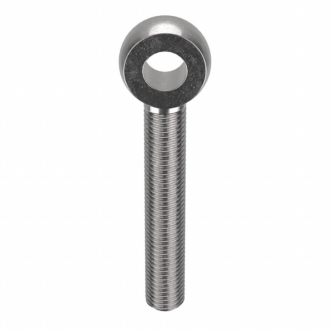 KEN FORGING, Stainless Steel, Plain, Fixed Rod End - 19L395|5C-SSMACH ...