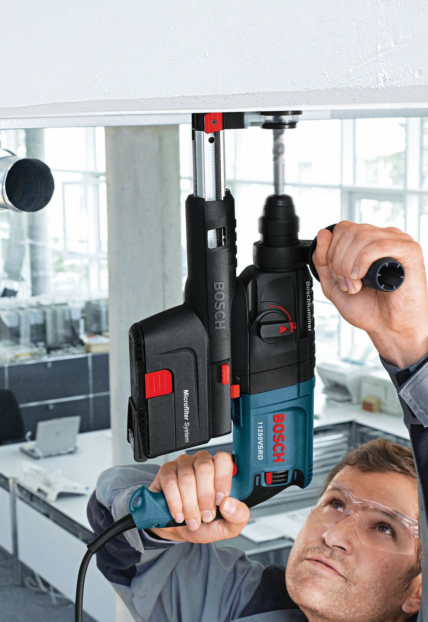 BOSCH Rotary Hammer: SDS-Plus, Pistol-Grip, 3/4 in Capacity, 1.6 ft-lb ...