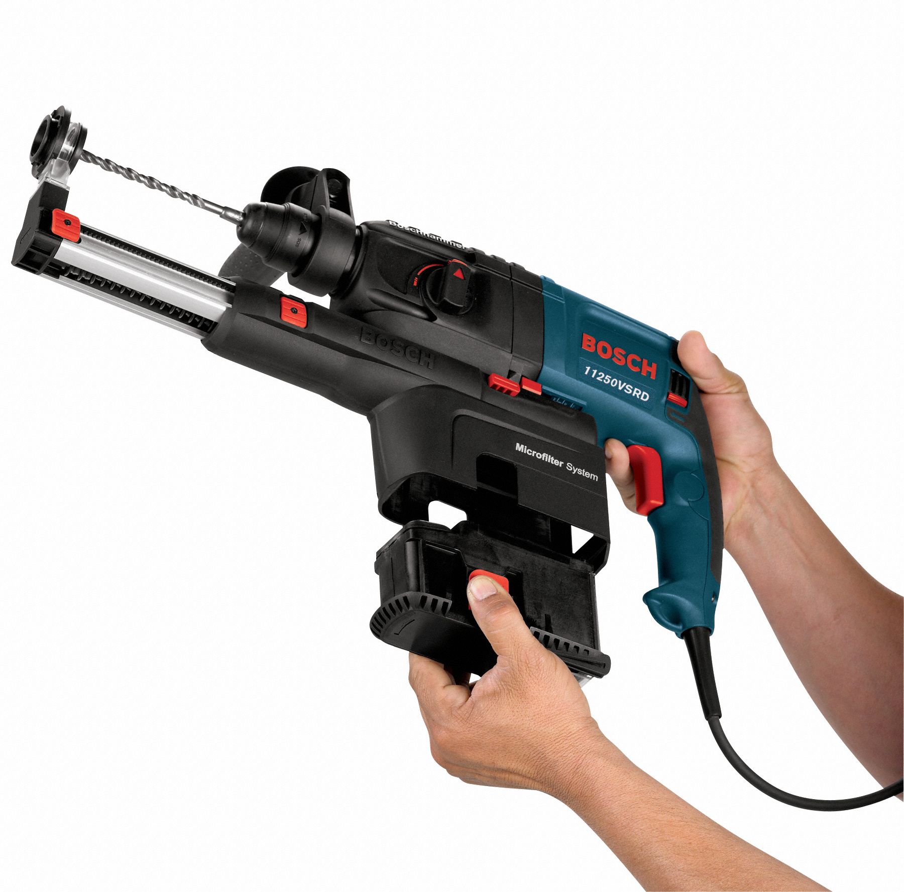 BOSCH SDS Plus Rotary Hammer, 6.1 A Amps, 0 to 4400 Blows per Minute ...