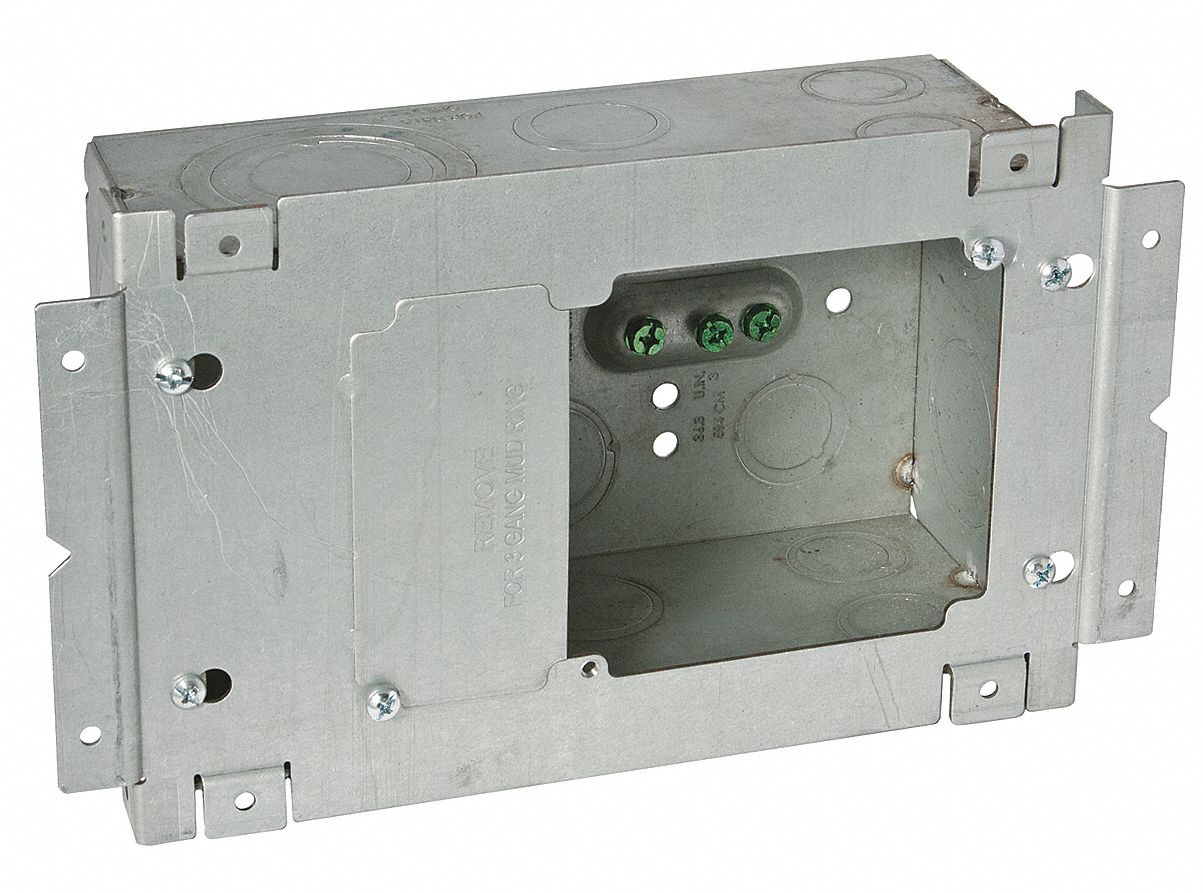 RACO Electrical Box: Steel, 3 1/4 in Nominal Dp, 7 3/4 in Nominal Wd, 5 ...
