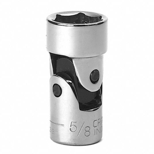 Flex Socket, 3/8 in Drive Size, Alloy Steel, Chrome Finish - Grainger