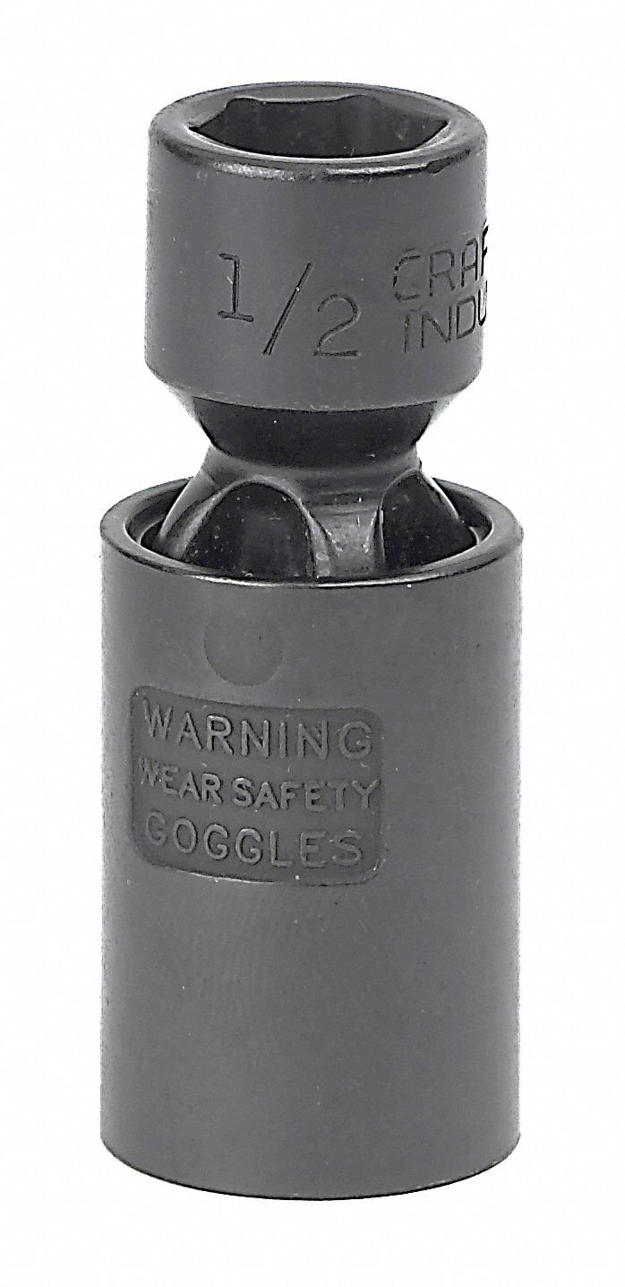 Impact Socket, Drive Size 1/2 in - Grainger