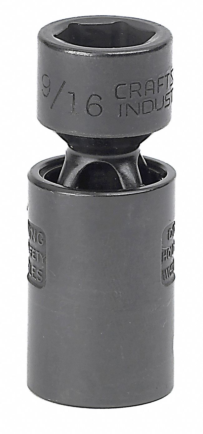 Impact Socket, Drive Size 1/2 in - Grainger
