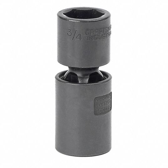Impact Socket, Drive Size 1/2 in - Grainger