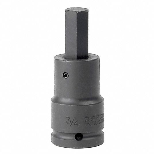 CRAFTSMAN INDUSTRIAL Impact Socket, Drive Type Square, Drive Size 3/4 ...