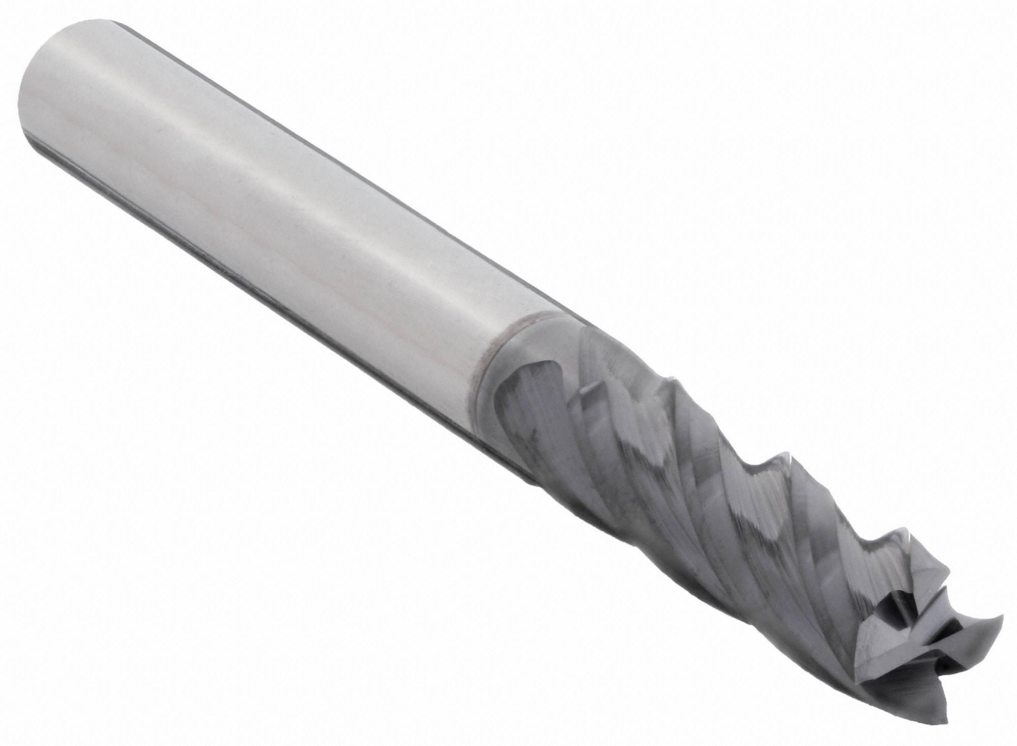 Carbide, AlTiN Coated, Square End Mill - 19LF02|206-001067 - Grainger