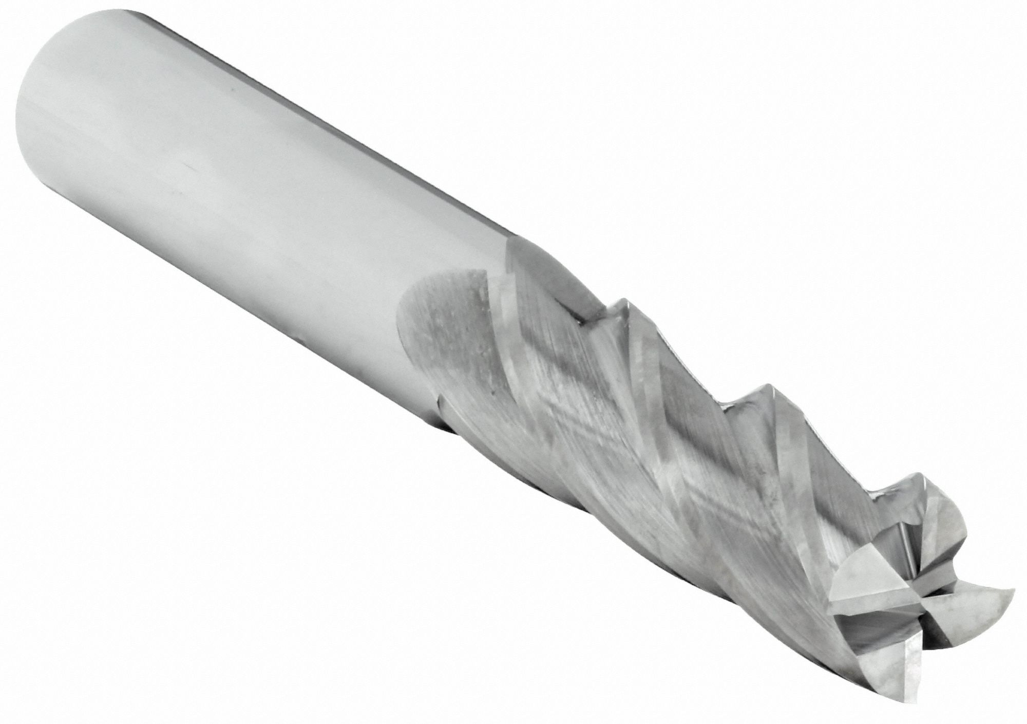 Carbide, 4 Flute, Square End Mill - 19LK54|215-001059 - Grainger