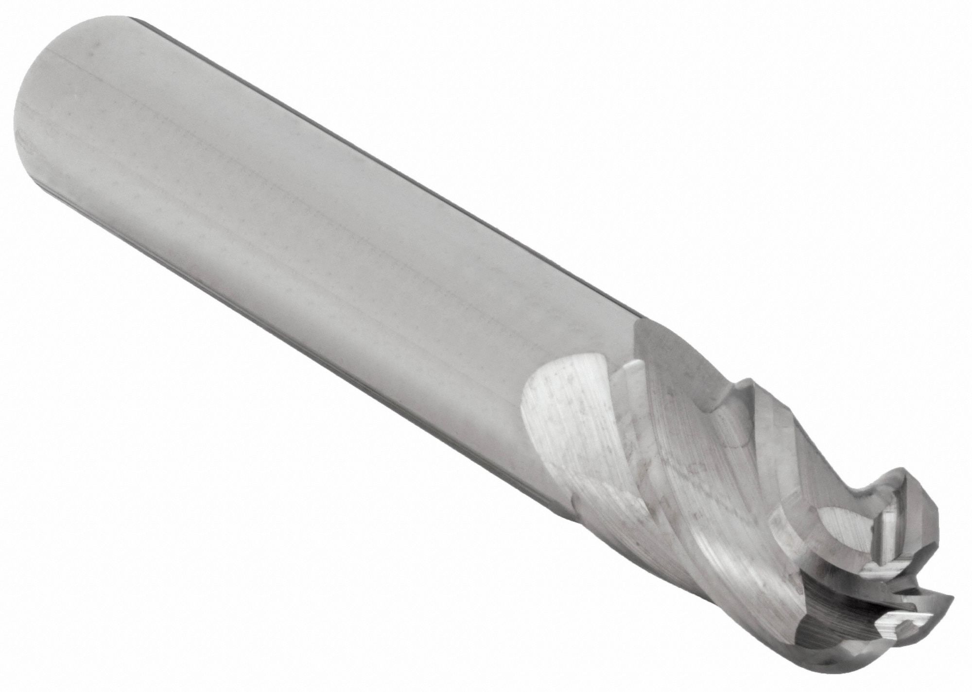 Carbide, 4 Flute, Ball End Mill - 19LN05|220-001140 - Grainger