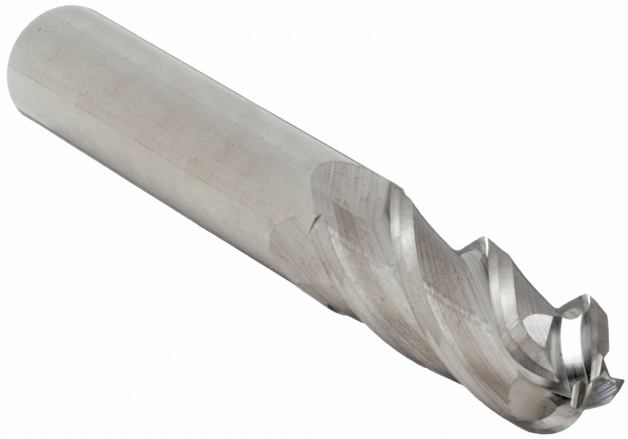 Carbide, 4 Flute, Ball End Mill - 19LT11|226-001050 - Grainger