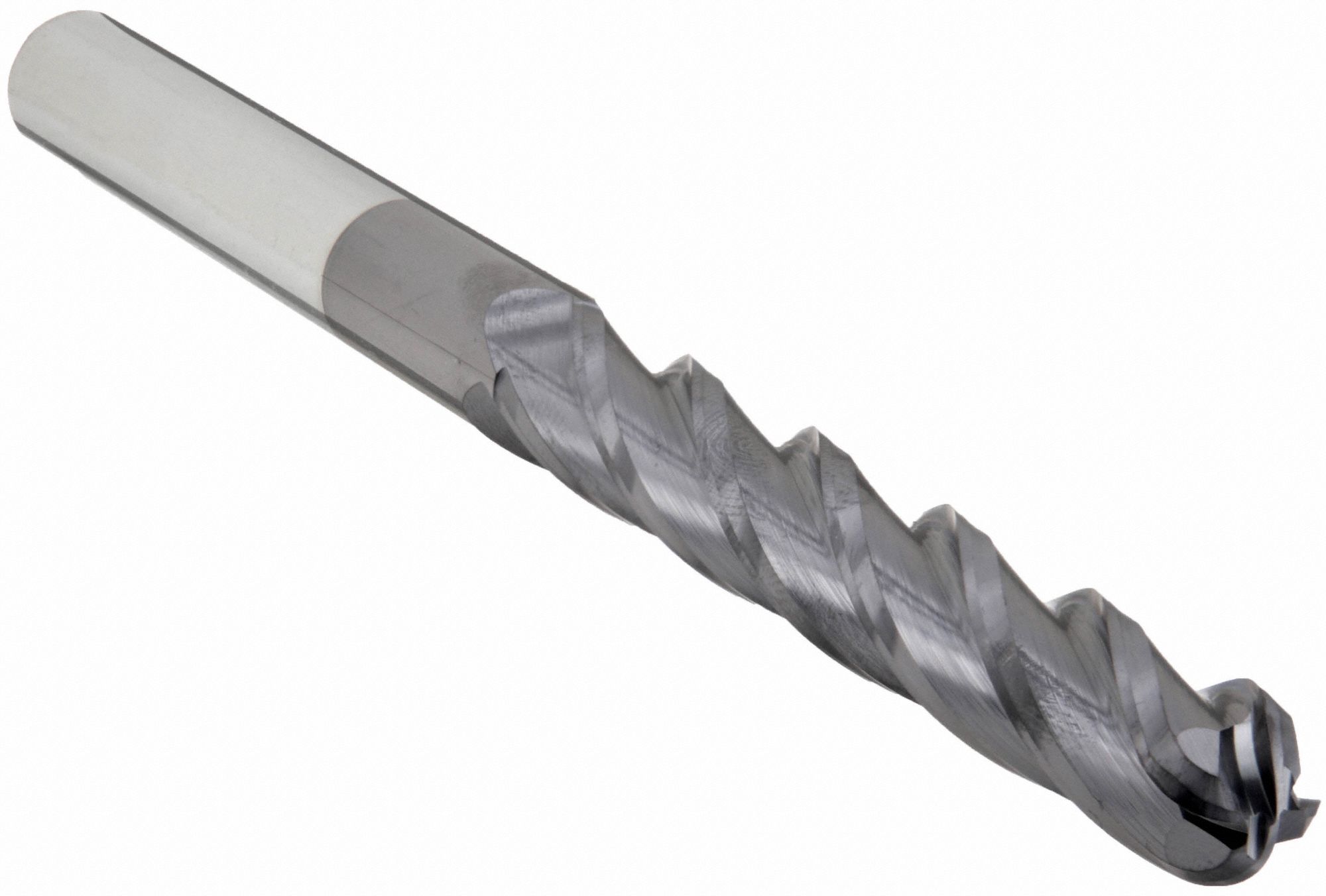 Carbide, AlTiN Coated, Ball End Mill - 19LT93|229-001077 - Grainger