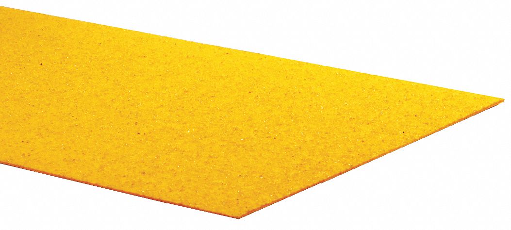 Antislip Tread, Solid, Yellow, Grit Size Proprietary - Grainger