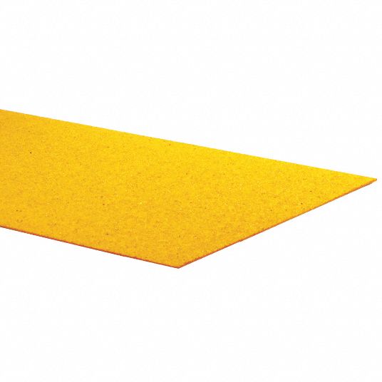 Antislip Tread, Solid, Yellow, Grit Size Proprietary - Grainger