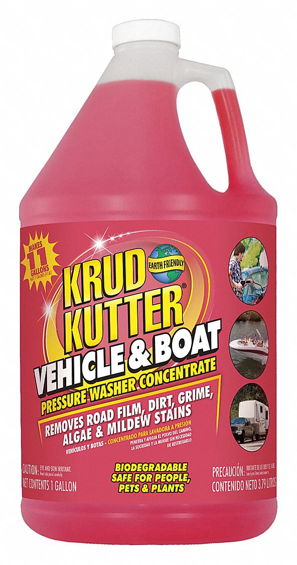 KRUD KUTTER, Vehicle and Boat Cleaner, 1 gal Container Size, Vehicle ...