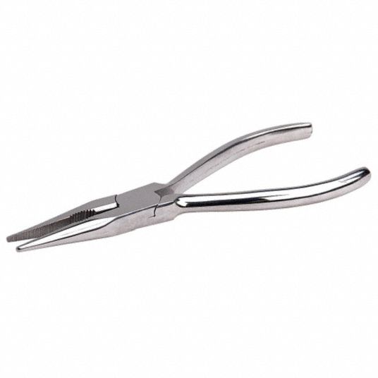1 in Max Jaw Opening, 6 in Overall Lg, Needle Nose Plier - 19MR86|10360 ...