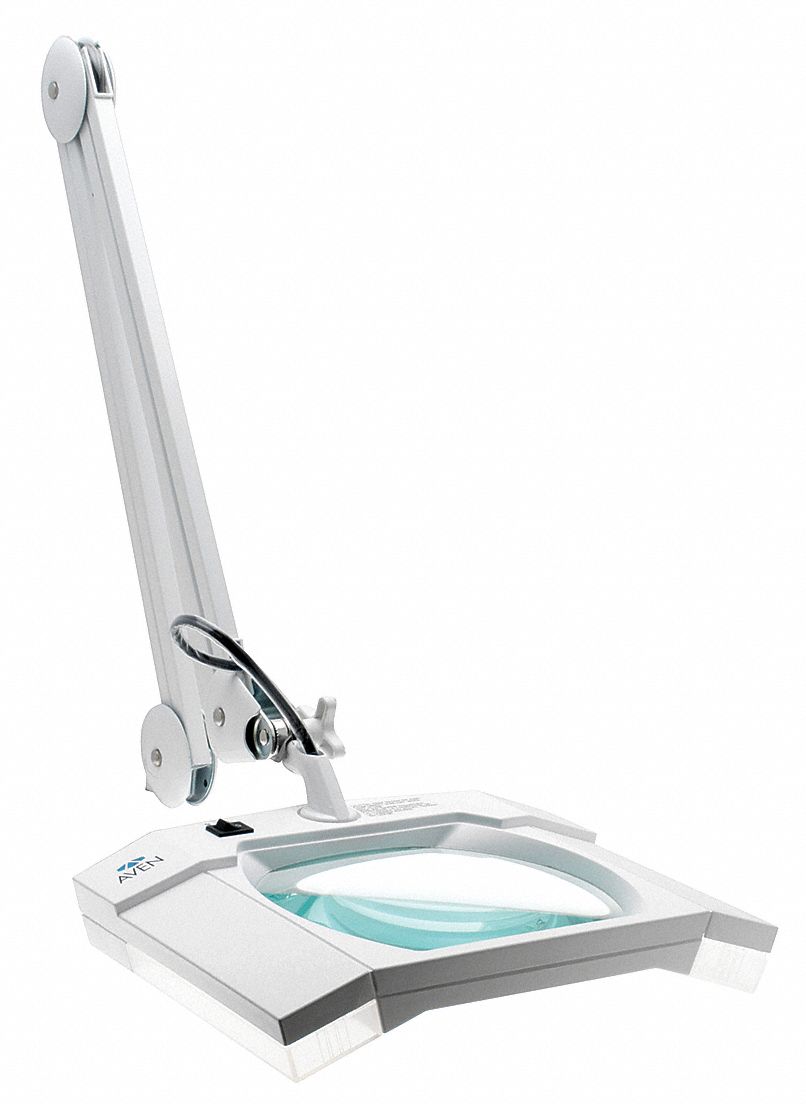 AVEN Magnifier Light,LED,White,Clamp On - 19MT18|26505-LED - Grainger