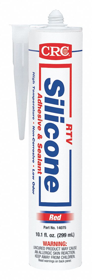 CRC, RTV Silicone Sealant - Red, 10.1 Fl Oz - 19MY19|14075 - Grainger