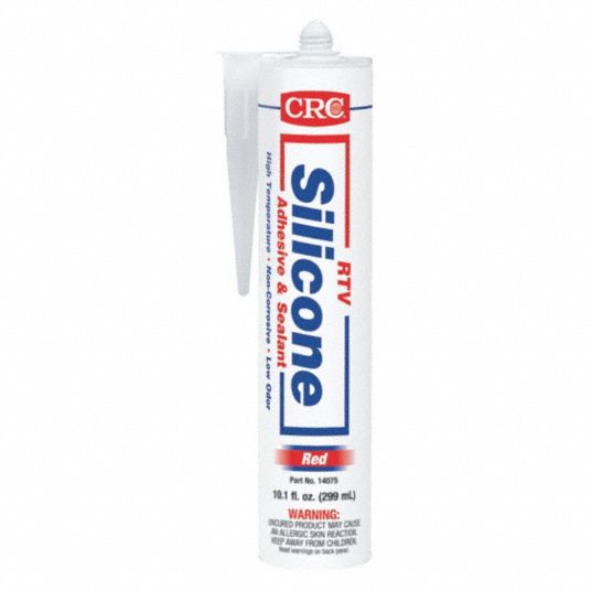 CRC, RTV Silicone Sealant - Red, 10.1 Fl Oz - 19MY19|14075 - Grainger